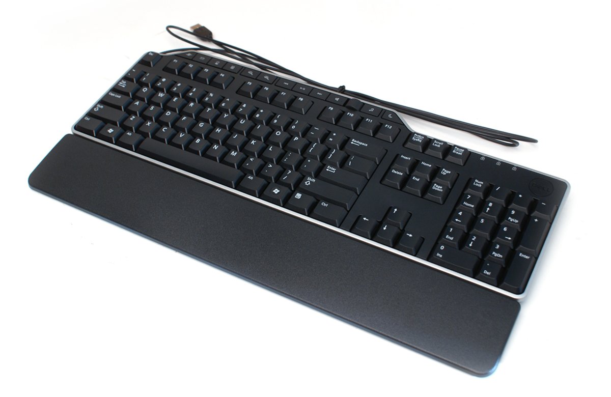 Genuine 1RW52 KB522 X20M8 7VHY1 Dell Business Multimedia USB Wired 104-Key 14-Hot Keys 2 USB Hub Keyboard Compatible Part Numbers: 1RW52, KB522, X20M8, 7VHY1