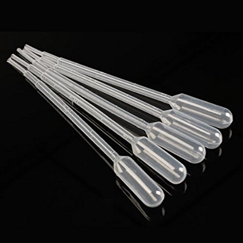 acrosser 100PCS Graduated Pipettes Dropper Polyethylene (1ml)