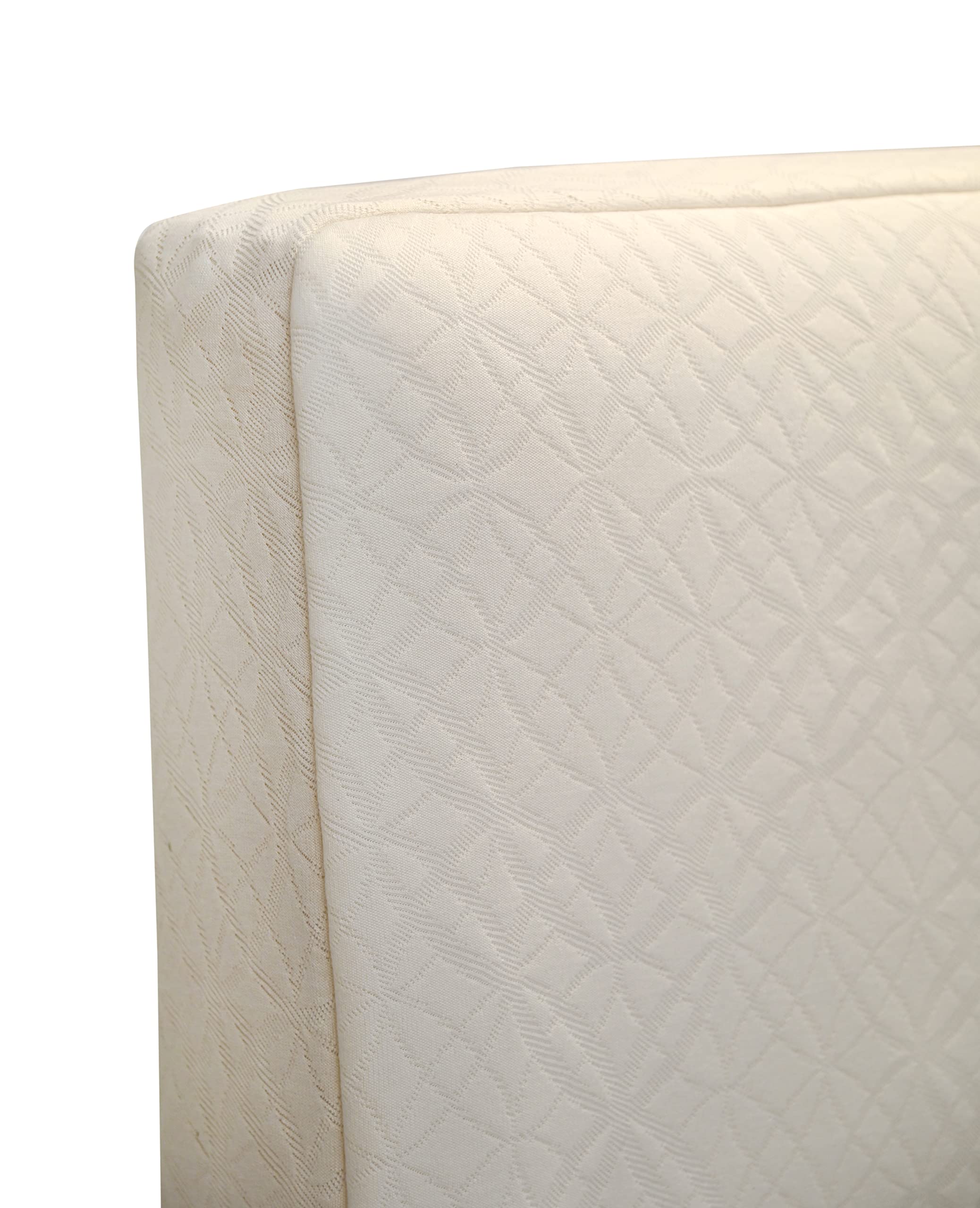Naturepedic Organic Crib Mattress Cover - Skin Friendly, Breathable & Absorbent Crib Mattress Protector - Removable Mattress Pad for Baby and Toddler Bed - Fitted Ivory