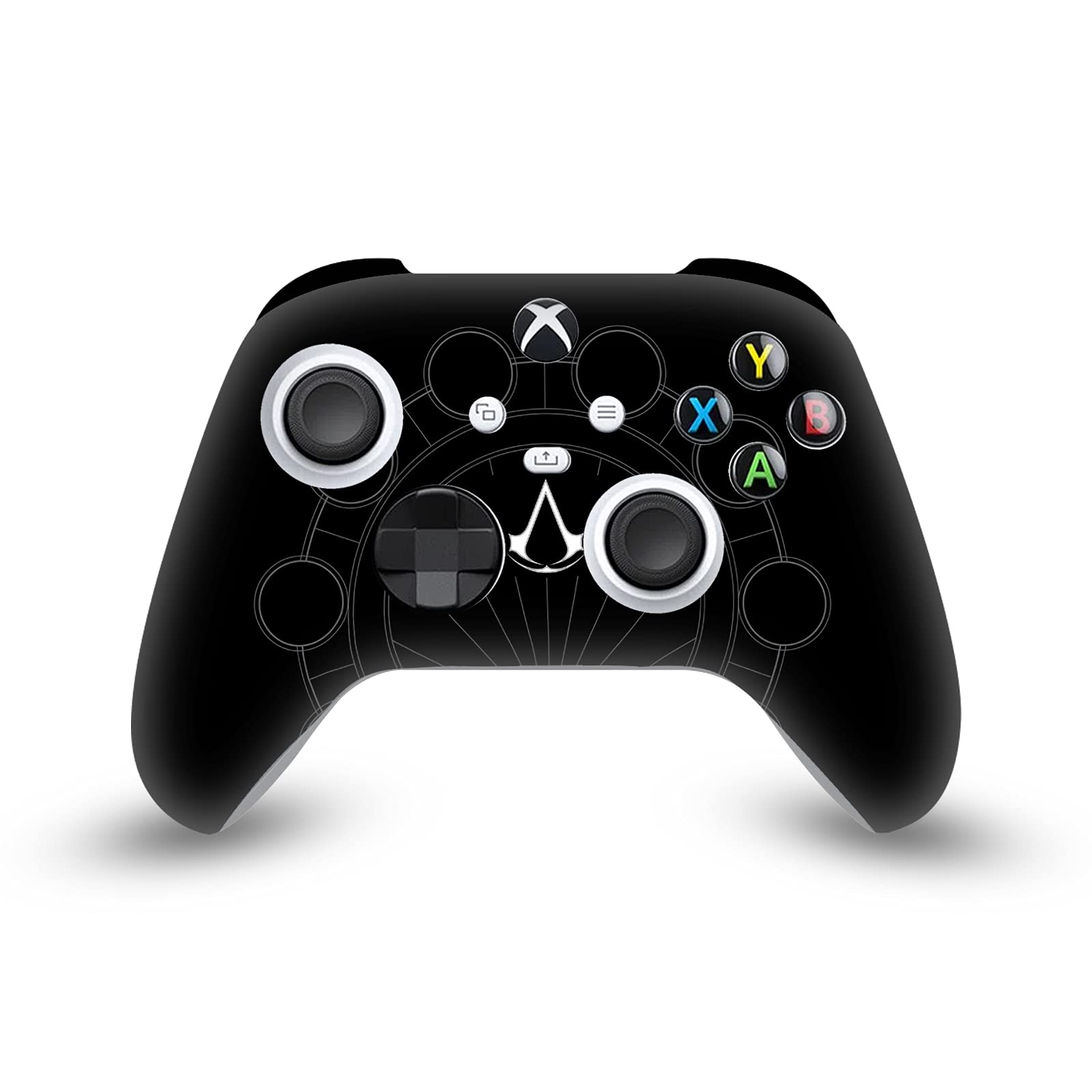 Head Case Designs Officially Licensed Assassin's Creed Crests Legacy Logo Vinyl Sticker Gaming Skin Decal Cover Compatible With Xbox Series X/S Controller