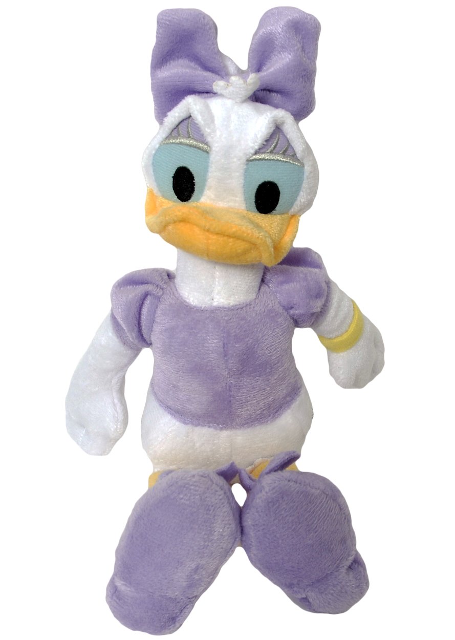 Disney 10" Plush Mickey Minnie Mouse Donald Daisy Goofy Pluto 6-Pack & Bag