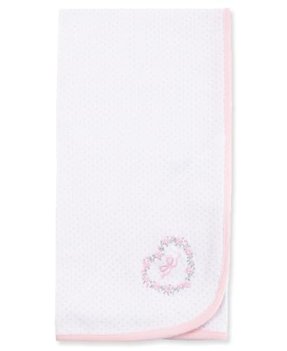 Little Me Unisex Baby Swaddling Receiving Blankets, Light Pink, One Size