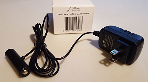 J. Thomas Convert AA Devices to Electric Power | Rechargeable Backup | Uninterrupted Operation | Ideal for Single AA Clocks and Devices | 1 NiMH Battery Adapter 1.3V