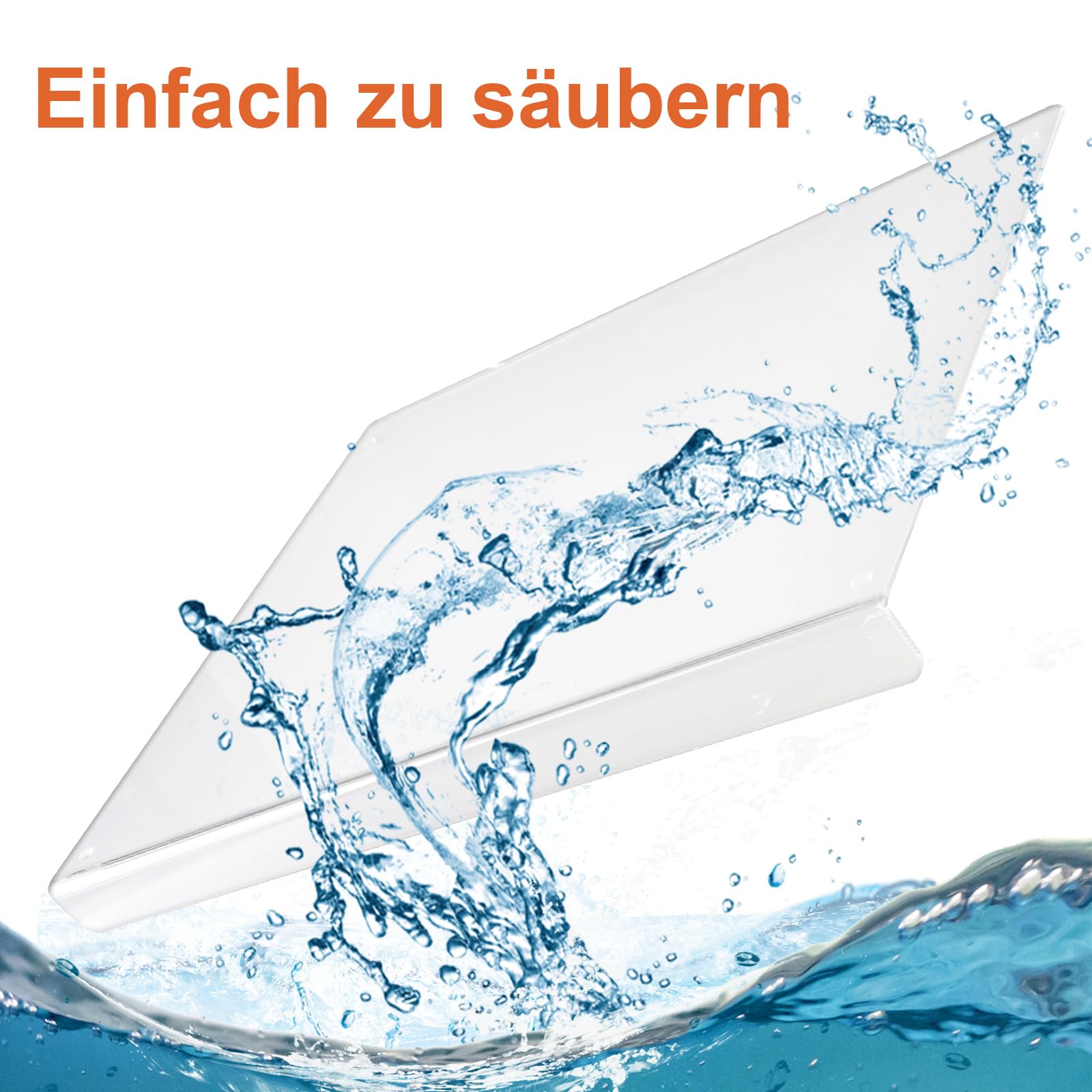Acrylic Cutting Board With Counter Lip, 18x14 Inch Clear Cutting Board For Countertop, Acrylic Chopping Board, Suitable For Counter Countertop Protector Home Restaurant