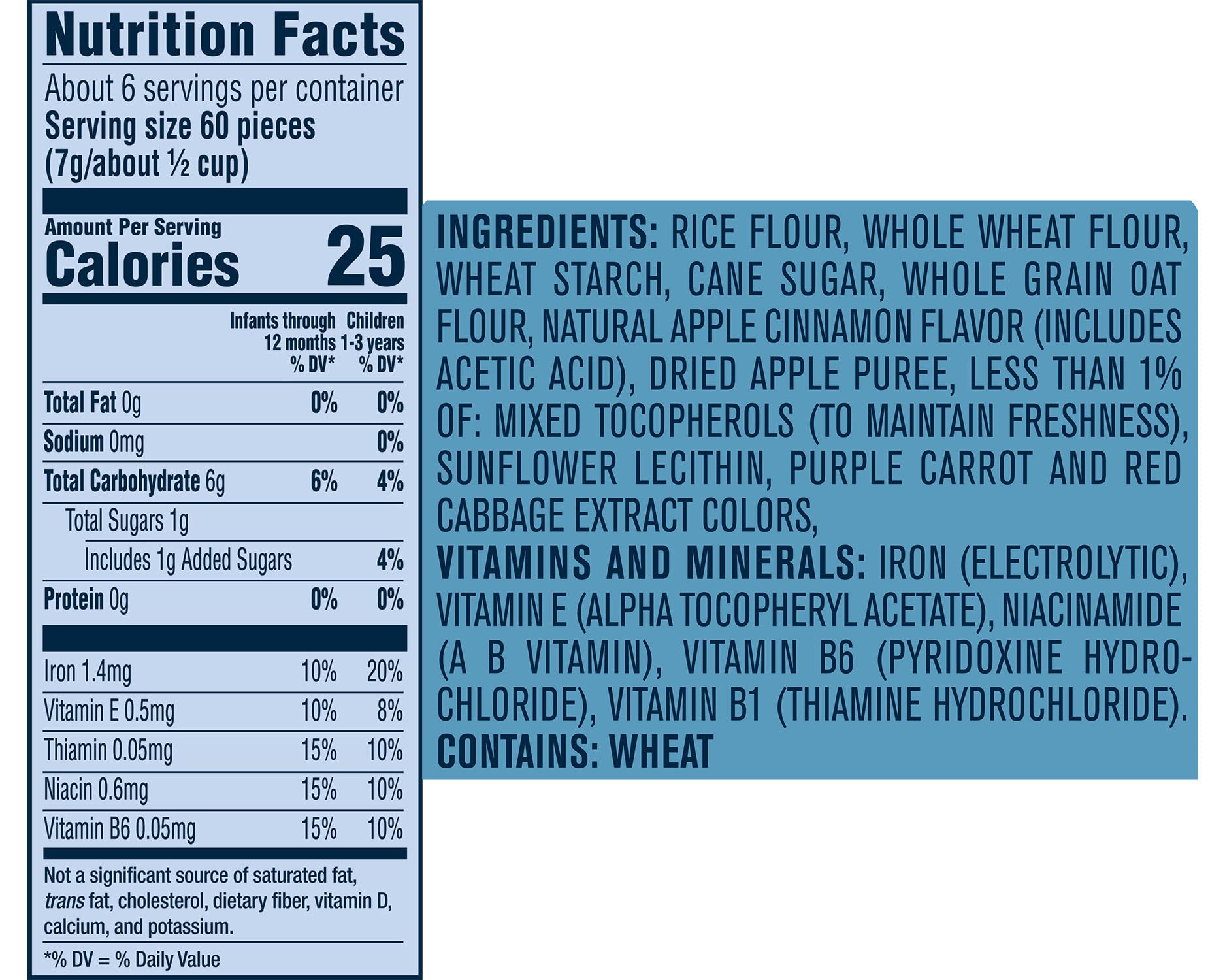 Gerber Graduates Puffs Cereal Snack, Apple Cinnamon, 1.48 Ounce
