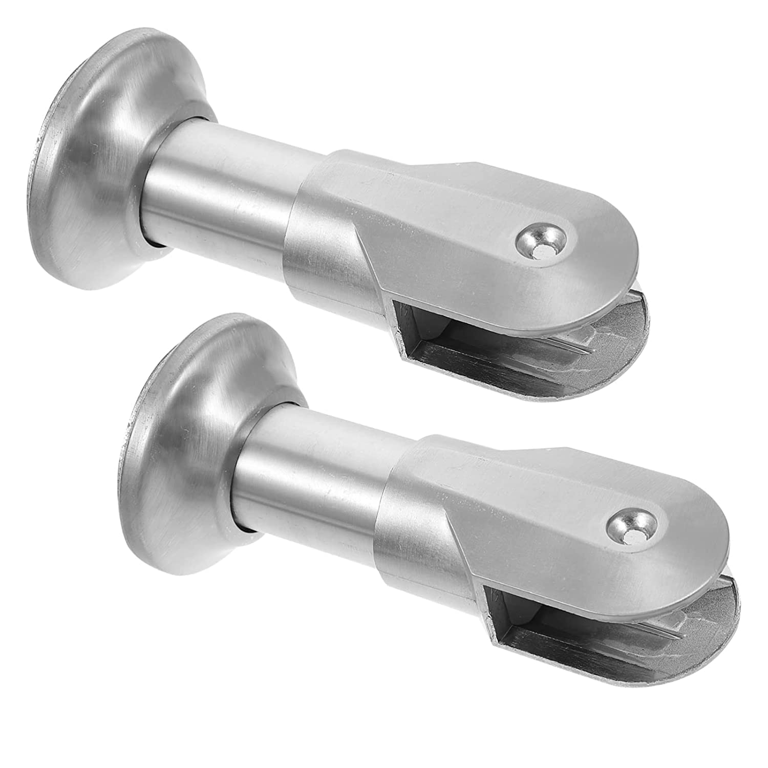 BITNAT Shelf Brackets Wall Shelves 2 Pcs Toilet Toilet Partition Supply Bathroom Parts Bathroom Partition Foot Partition Bracket, Stainless