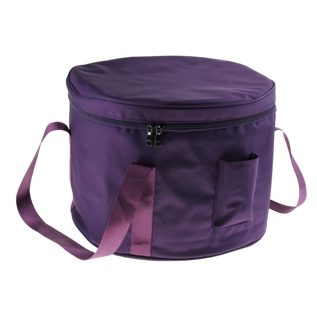 gazechimp 2 Pcs 14in Bowl Carry Cases Travelling Bags Carrier