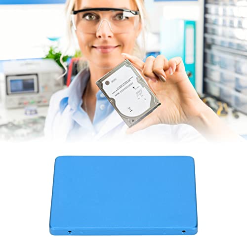 Aluminum ssd adapter case, durable stable ssd adapter case kit 6gbps ultra slim home office computer data transfer Blue