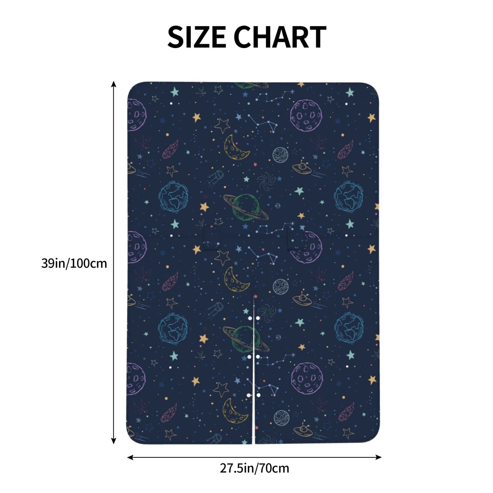 ALYYDFF Baby Car Seat Cover for Babies Breathable Carseat Canopy for Newborn Nursing Scarf with Peekaboo Opening - Color Space Galaxy Pattern Blue