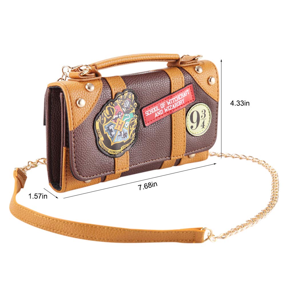 Genda 2Archer Women's Witchcraft and Wizardry Cosplay Series Chain Bag PU Purse Crossbody Shoulder Bag