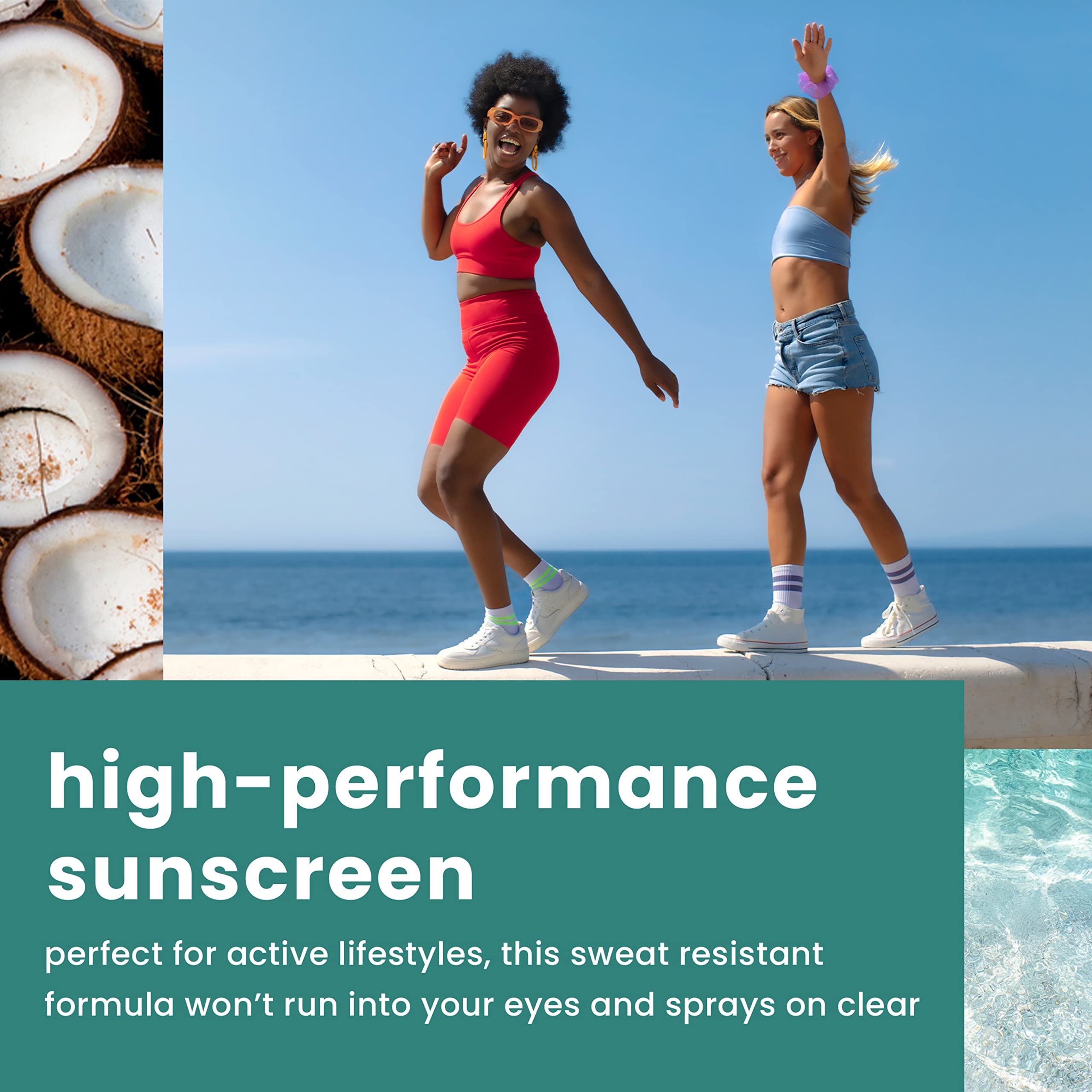 Hawaiian Tropic Everyday Active Clear Spray Sunscreen SPF 15, 6oz | Hawaiian Tropic Sunscreen SPF 15, Sunblock, Oxybenzone Free Sunscreen, Spray On Sunscreen, Body Sunscreen Spray, 6oz