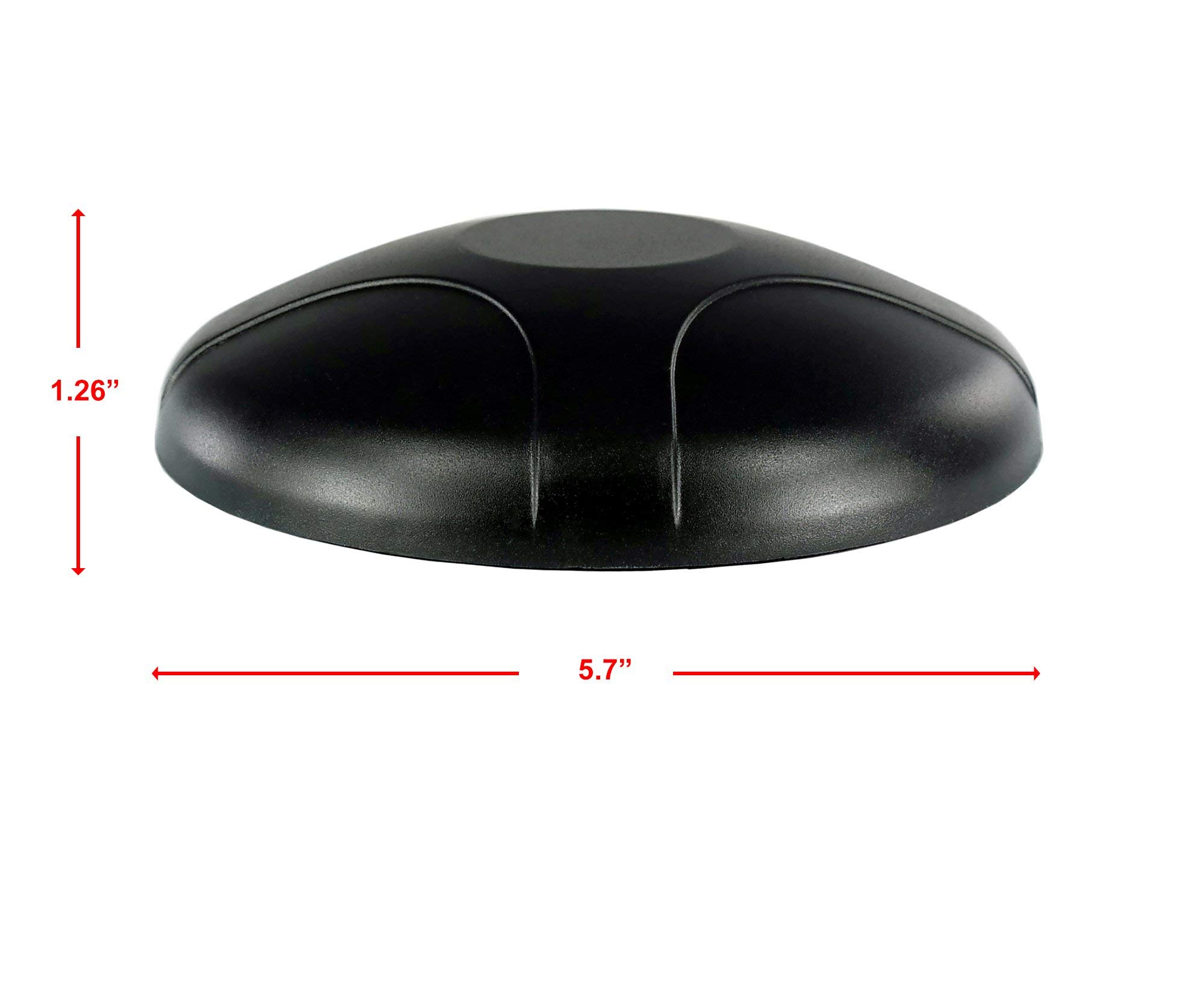 Proxicast 5-in-1 Professional Low-Profile MIMO LTE + Wi-Fi + GPS Screw Mount Combination Vehicle Antenna Compatible with Cradlepoint, Digi, Peplink and Other Modems/Routers (ANT-500-221)