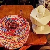 Yarn Winder, Wool Winder for Crocheting, Simple Installation Yarn Ball Winder, The Helper for Wool Collection Lovers,Needlecraft Yarn Ball Winder Hand Operated