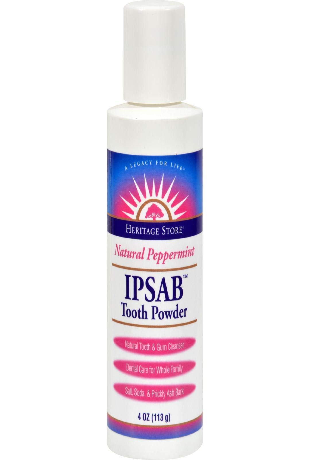 Heritage Store Ipsab Tooth Powder, 4 OZ