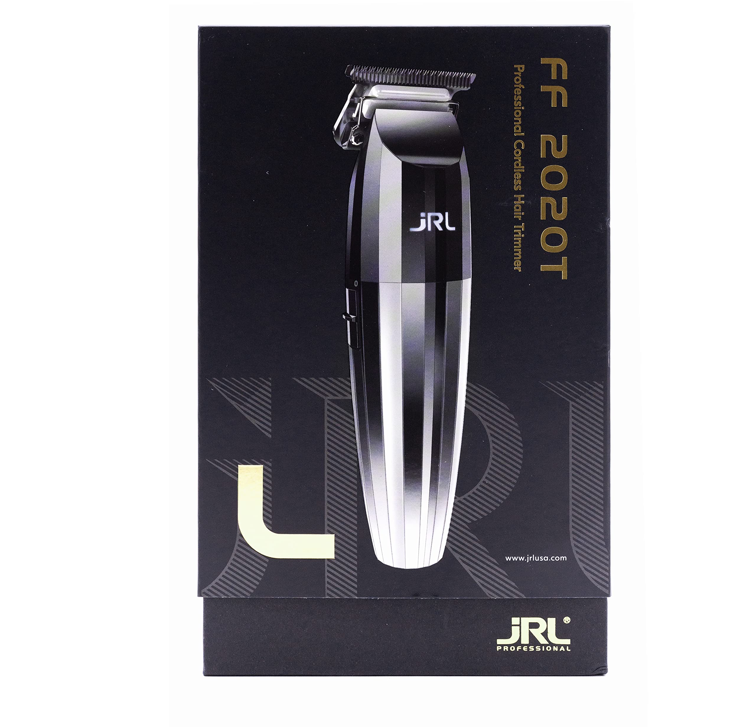 Amazon Series JRL FreshFade 2020T Trimmer - Professional Hair Trimmer w/Cool Blade Technology for Men's Grooming - Rechargeable Trimmer w/Stainless Steel Blades and Corrosion Proof (Silver)