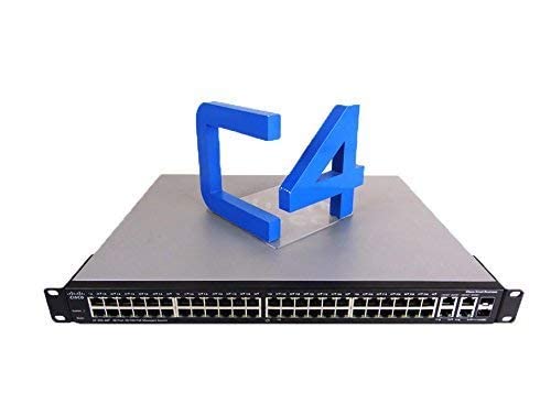 Cisco SF300-48PP-K9 48-Port 10/100 PoE+ Managed Switch (Renewed)
