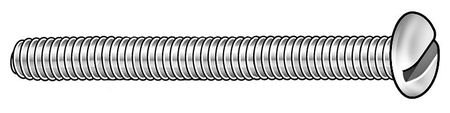 M3.5-0.6 x 10 mm. Pan Head Slotted Machine Screw, 100 pk.