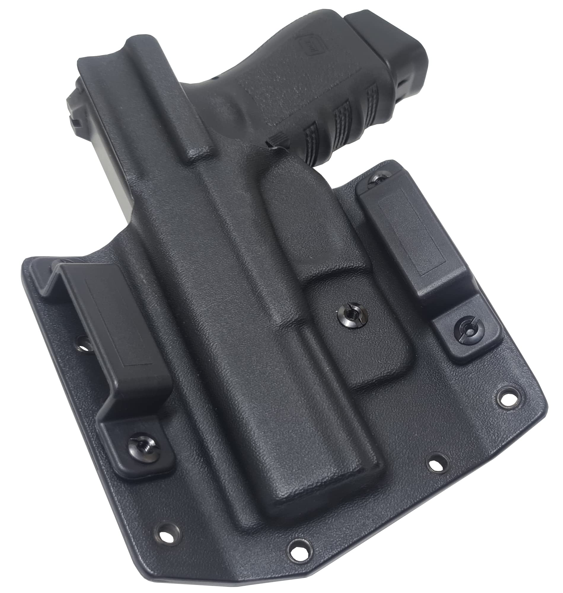 CKX-3 Black Chicago Screws 1/4β set, for DIY Kydex / Leather Knife sheath and Gun Holsters, Phillips Truss Heads + Slotted posts + Rubber Spacers / Washers + Extra: Philips Truss Head screw .500β (20)