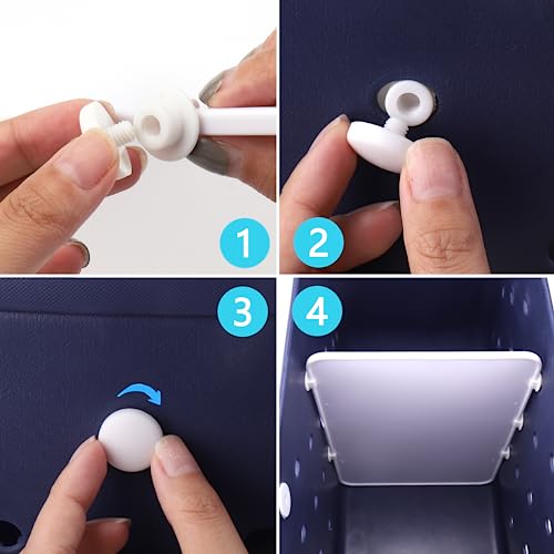 BABORUI 2PCS Divider Tray for Bogg Bag, Inserts Tray for Bogg Bag Accessories Compatible with Simply Southern/Bogg Bag Original X Large (White)