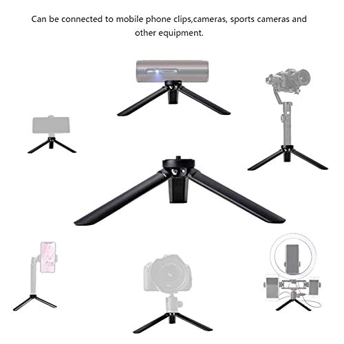 Action Camera Stand, Desktop Tripod Compact with 1/4" Screws for Cameras for Outdoor Shooting