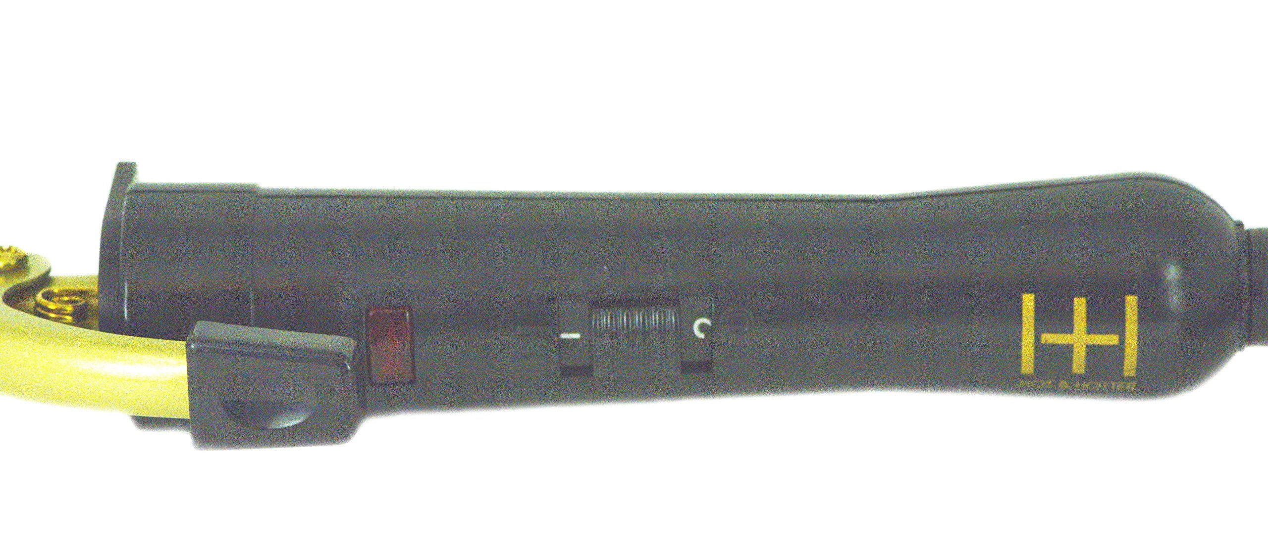Hot and Hotter Gold Ceramic Curling Iron 1/4'' Barrel Size …