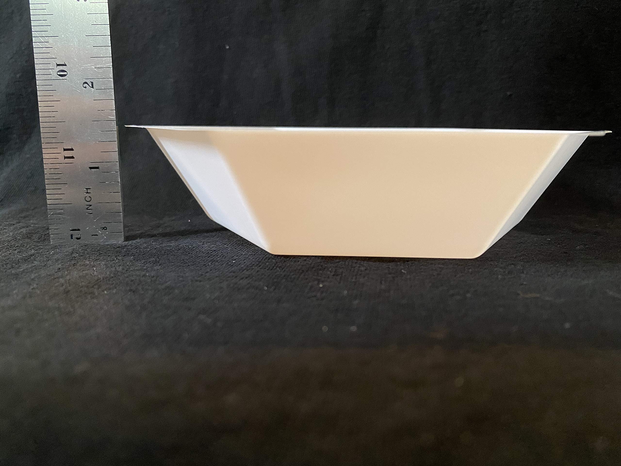 Hexagonal Weighing Boats, W-H127-WA-50, 127mm, Extra-Large, White Anti-Static, Pack of 50