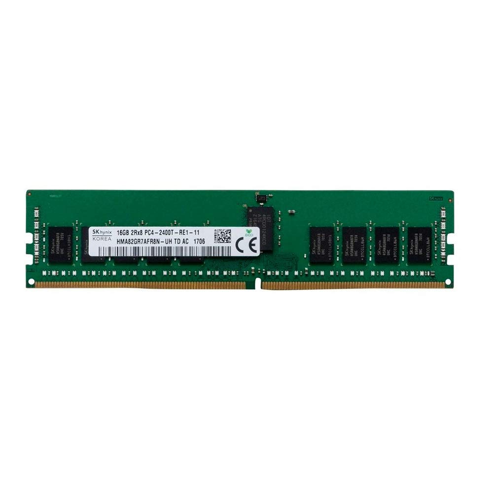 Hynix 16GB DDR4 PC4-19200 2400MHZ ECC REG DIMM Model HMA82GR7AFR8N-UH