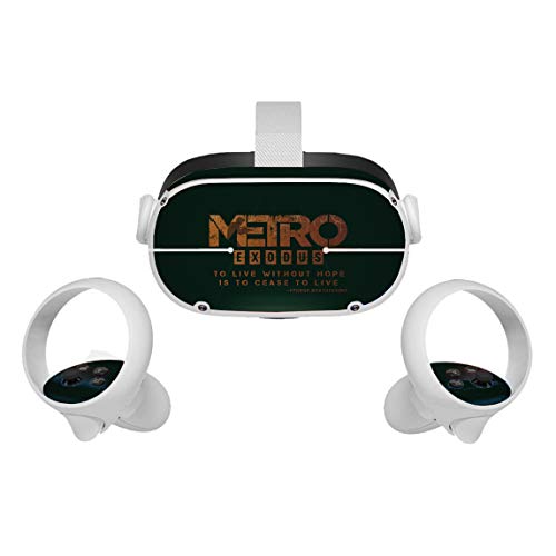 Amala NAIDU Snow War Video Game Oculus Quest 2 VR Headset and Controller Skin, Vinyl Decal Skin for VR Headset and Controller, Virtual Reality Protective Accessories