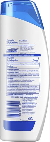Head & Shoulders Dry Scalp Care Daily-Use Anti-Dandruff Paraben Free Shampoo, 13.5 Fl Oz