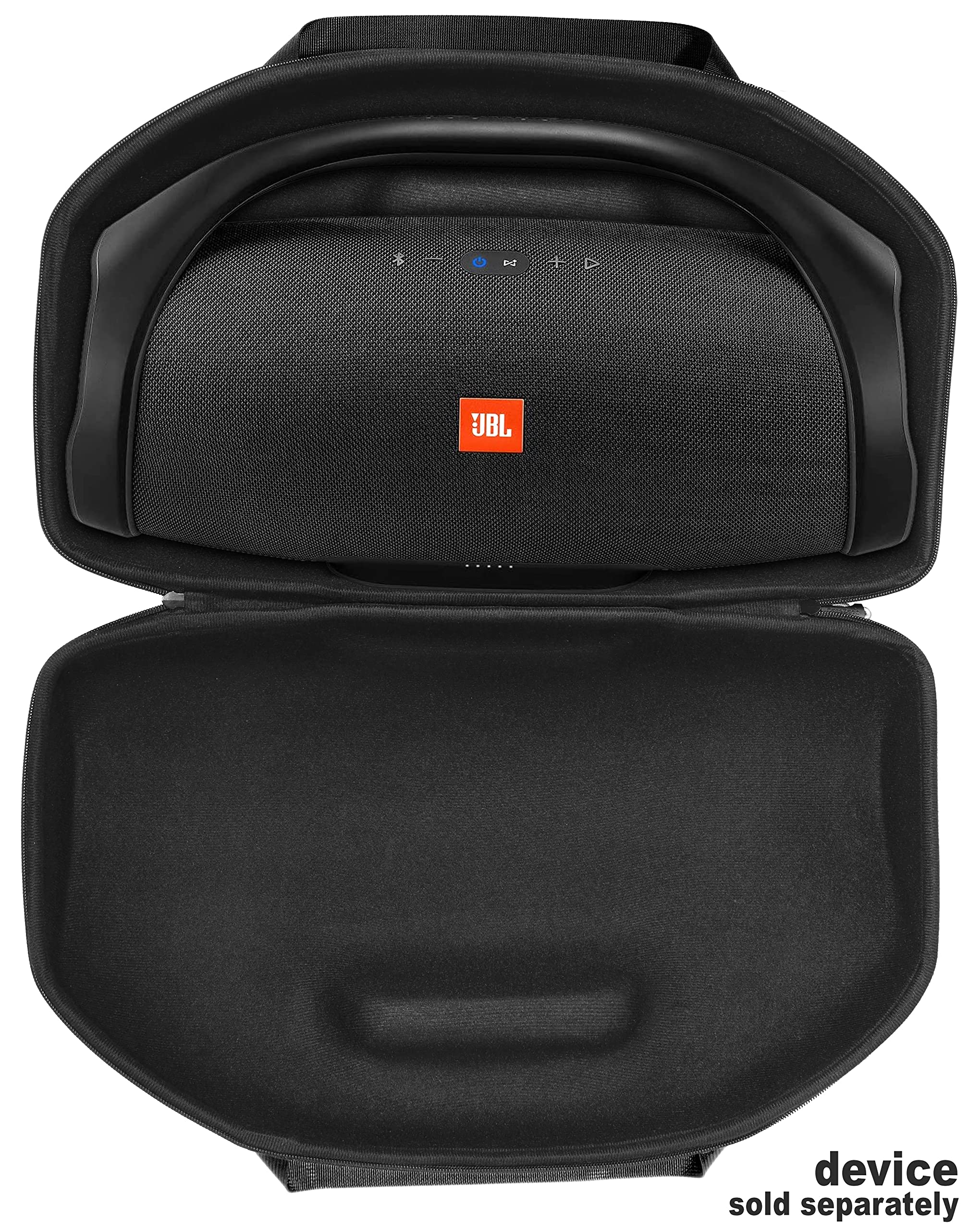 GETGEAR Case for Boombox, Boombox 2, Boombox 3 Waterproof Portable Speaker, customized case with featured handle and shoulder strap, removable accessories pouch