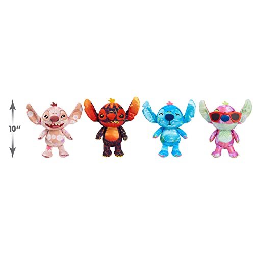 Just Play STITCH Disney Hawaiian Elements Plush Stuffed Animals Collector Set, Officially Licensed Kids Toys for Ages 3 Up, Amazon Exclusive
