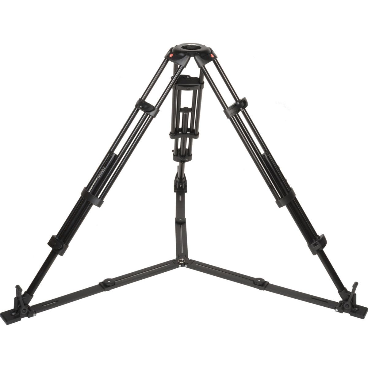 Manfrotto MVH502A,546GB-1 Professional Fluid Video System with Aluminum Tripod and Ground Spreader (Black)