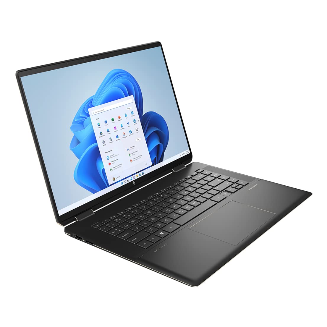 HP 2022 Spectre x360 2-in-1 16" 3K Touchscreen Laptop, Intel Quad-Core i7-11390H, 16GB DDR4 RAM, 2TB PCIe SSD, WiFi 6, Backlit KB, Fingerprint Reader, Thunderbolt 4, Windows 11 Pro, 64GB Flash Stylus