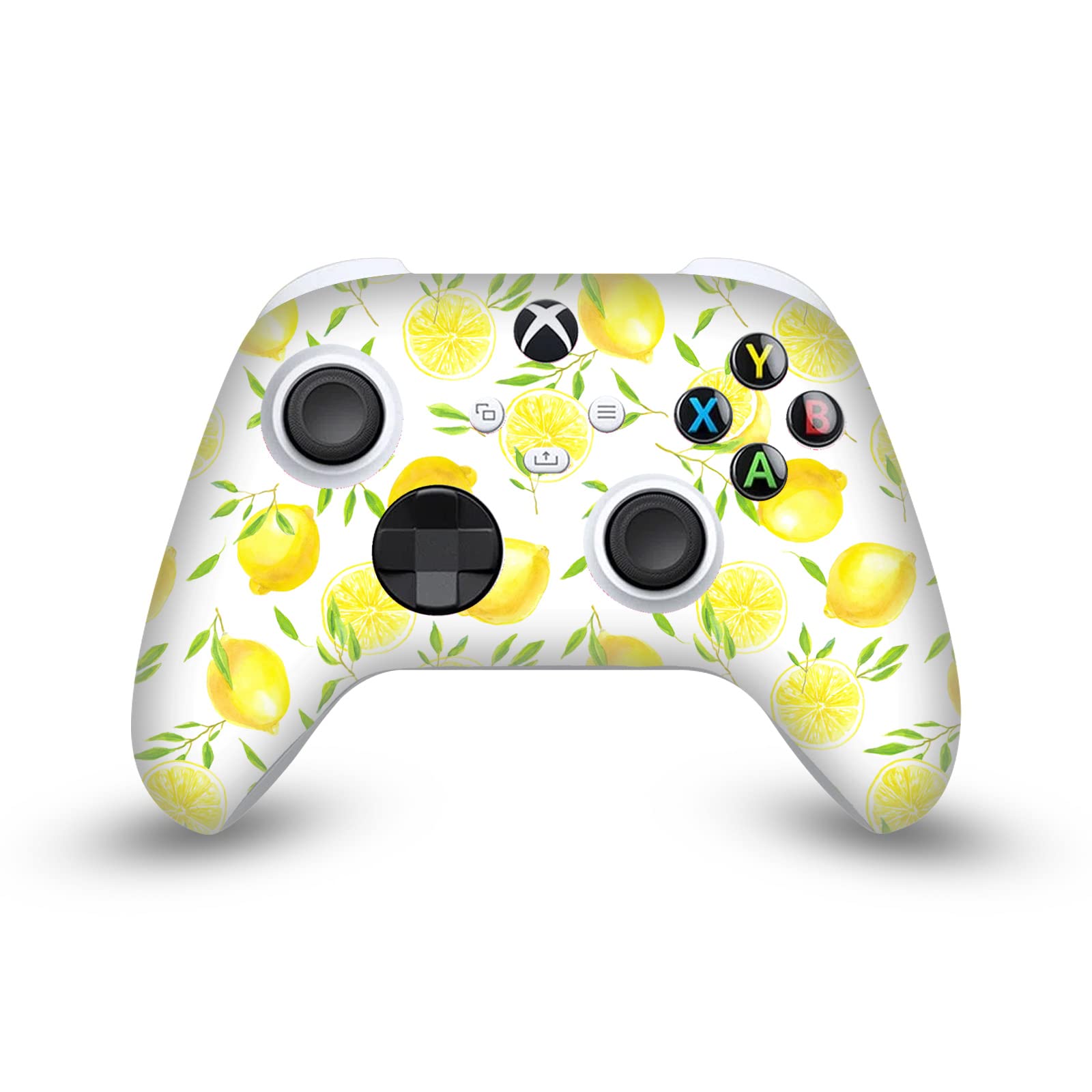 Head Case Designs Officially Licensed Katerina Kirilova Lemons Patterns Vinyl Sticker Gaming Skin Decal Cover Compatible With Xbox Series X/S Controller