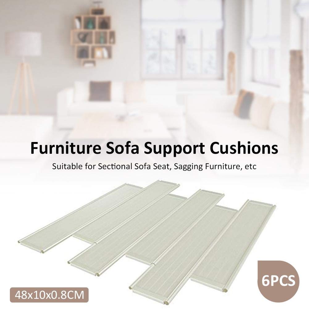 Activane Furniture Sofa Support Cushions Sofa Protector Boards Deluxe Couch Strengthener Sofa Flat Pad Seat Sagging Furniture Support 6pcs