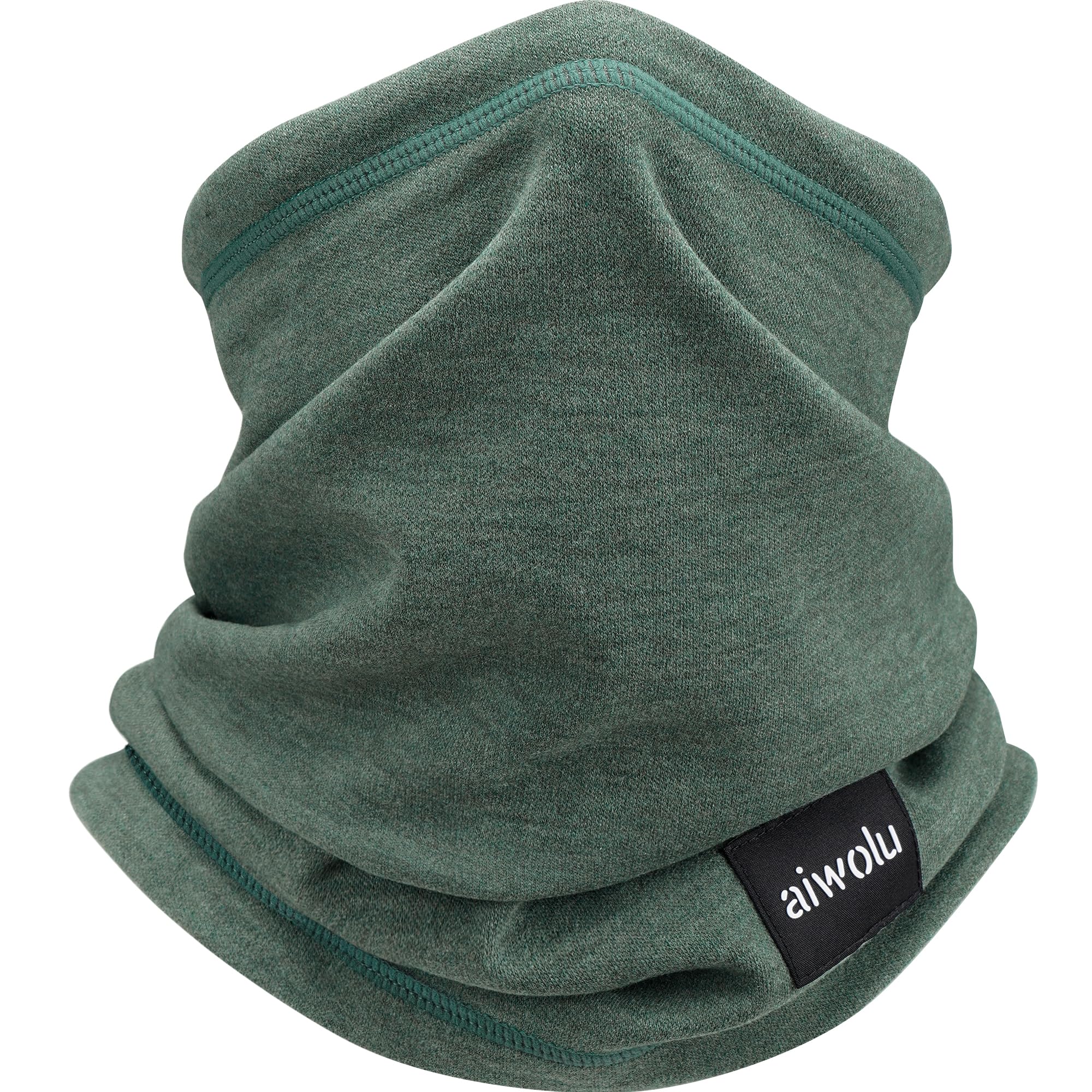 AIWOLU Neck Gaiter Warmer Windproof for Cold Weather Winter Face Mask Skiing Running Outdoor Men & Women