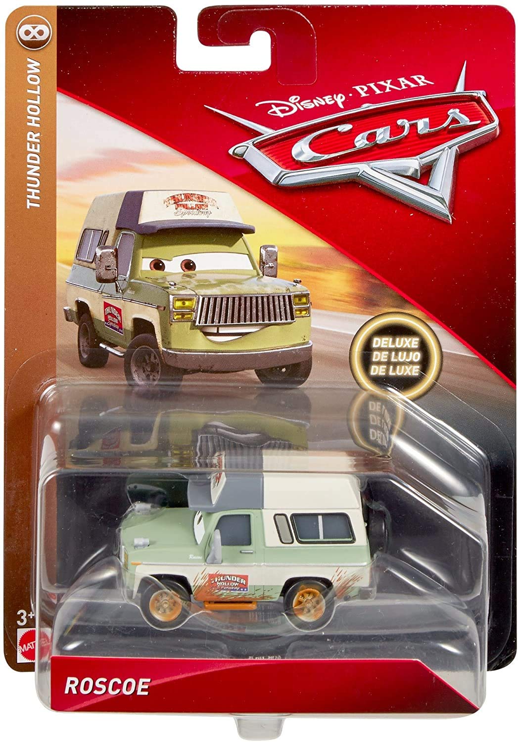 Disney Pixar Cars Roscoe Thunder Hollow Deluxe Die-cast Vehicle