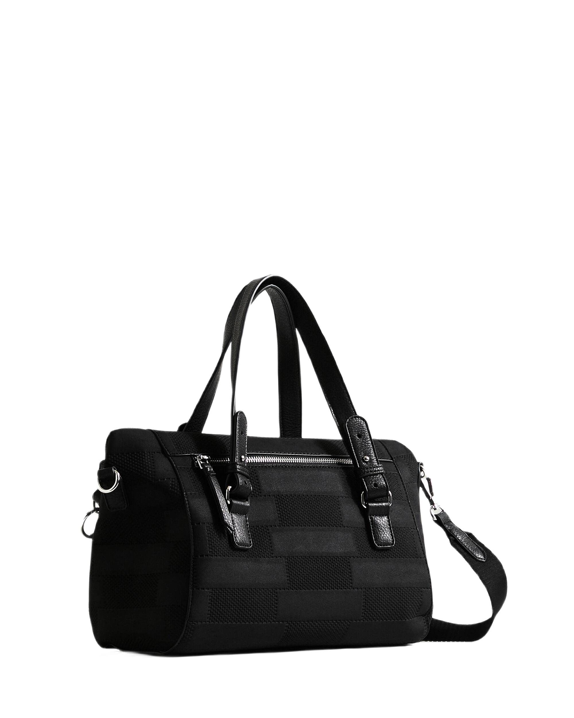 Desigual woMens Casual Hand Bag, Black, U US