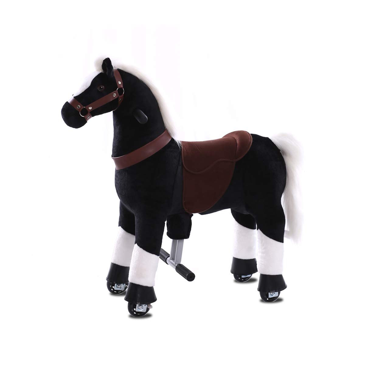 Gidygo Kids Ride On Pony Riding Walking Horse Plush Animal for Children 3 to 6 Years Old or Up to 65 Pounds