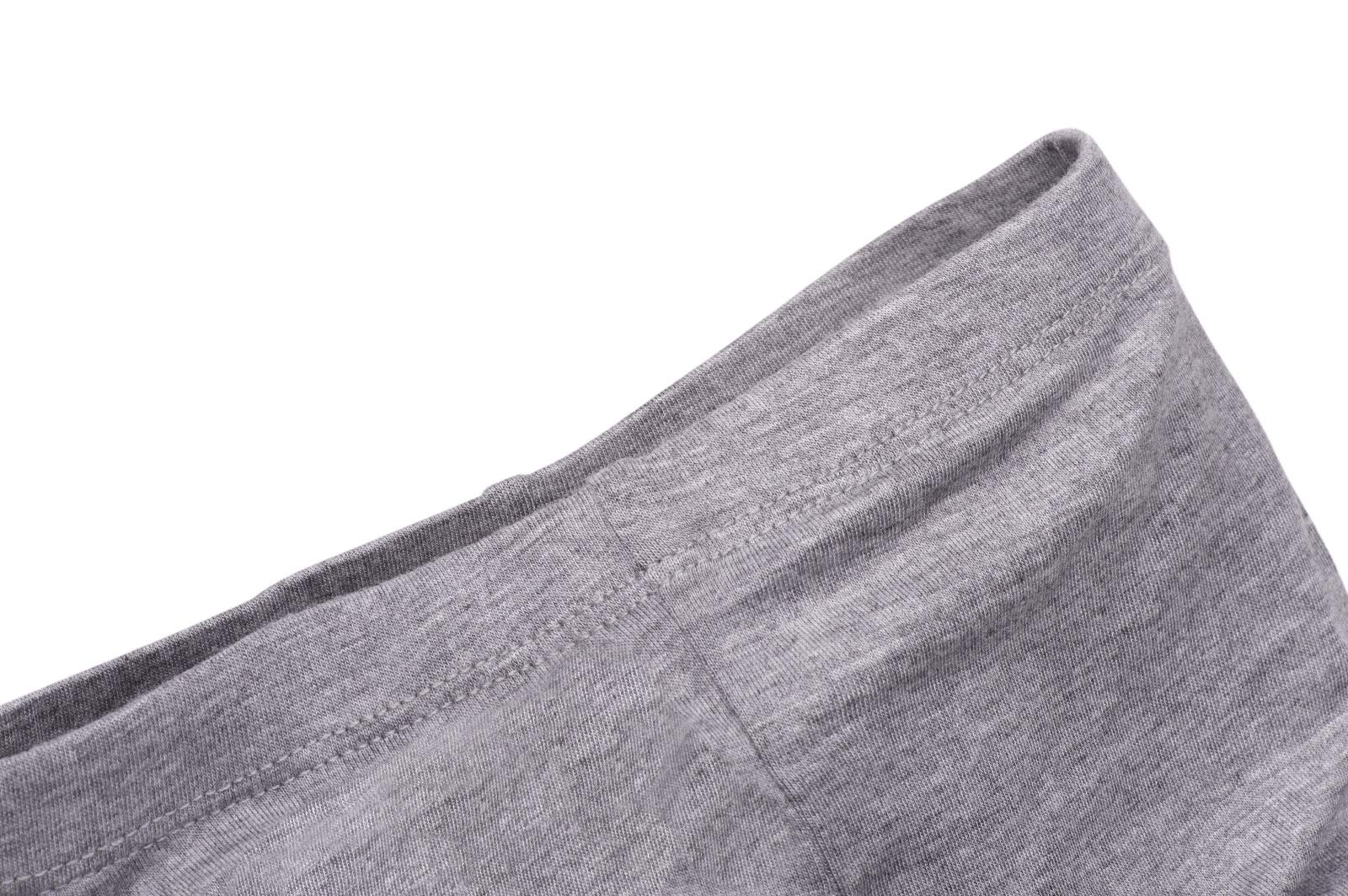 Go Little One Go Anti-Slip Bamboo Baby Crawling Leggings Pants - Helps Learning to Crawl on Slippery Floors Easier and Safer (Heather Grey, One Size)