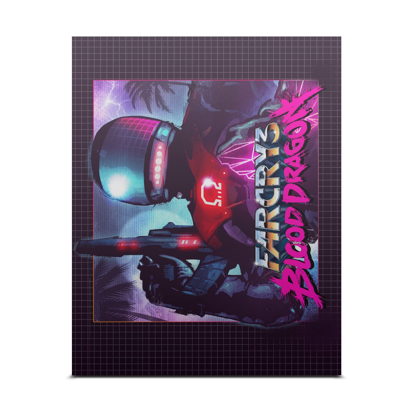 Head Case Designs Officially Licensed Far Cry 3 Blood Dragon Key Art Omega Vinyl Sticker Gaming Skin Decal Cover Compatible With Xbox One X Console and Controller Bundle