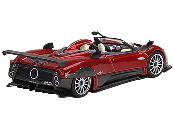 Pagani Zonda HP Barchetta Rosso Dubai Red Metallic Limited Edition to 2040 Pieces Worldwide 1/64 Diecast Model Car by True Scale Miniatures MGT00432