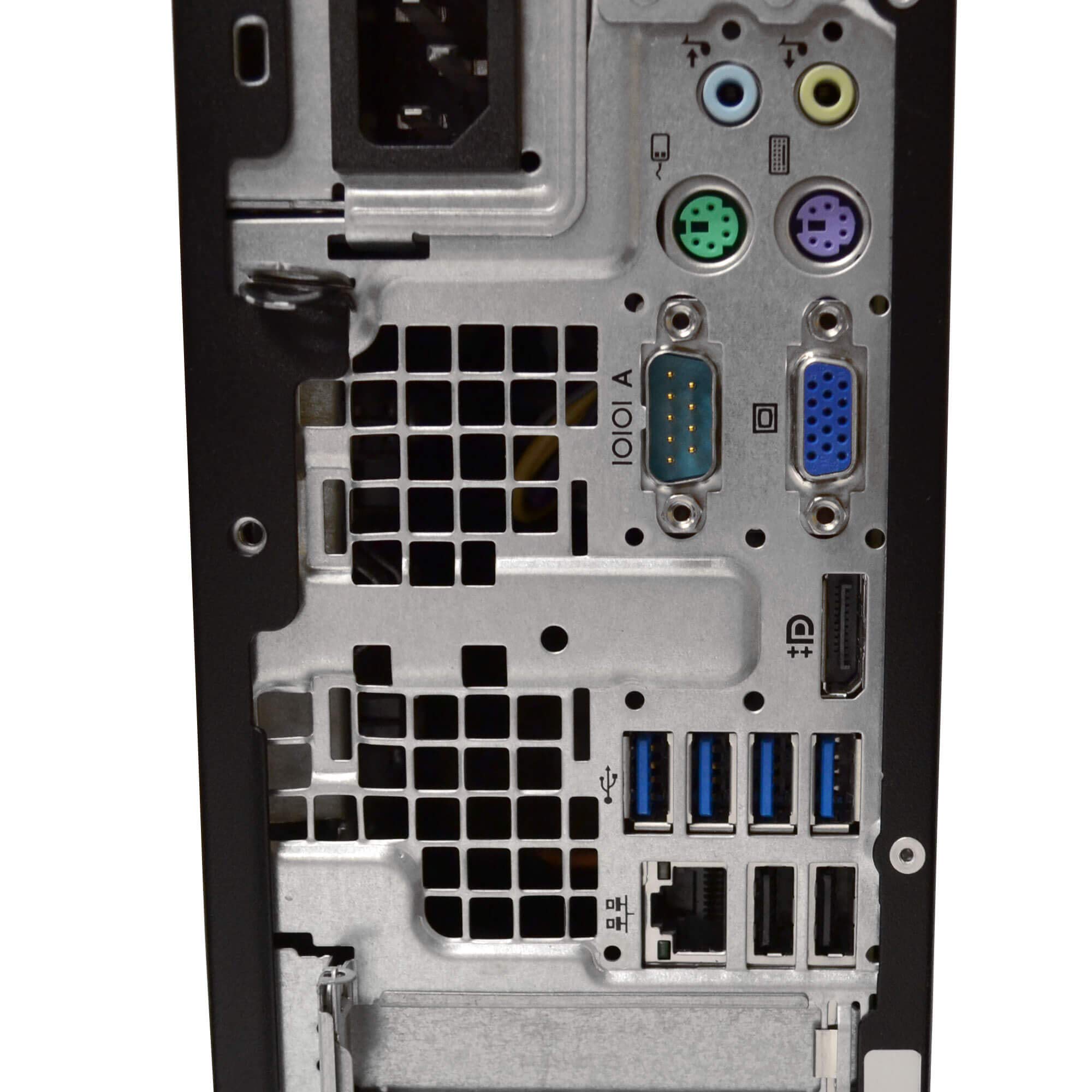 HP Compaq 6300 Pro Desktop PC - Intel Core i5-3470 3.2GHz 4GB 250GB DVDRW Windows 10 Pro (Renewed)
