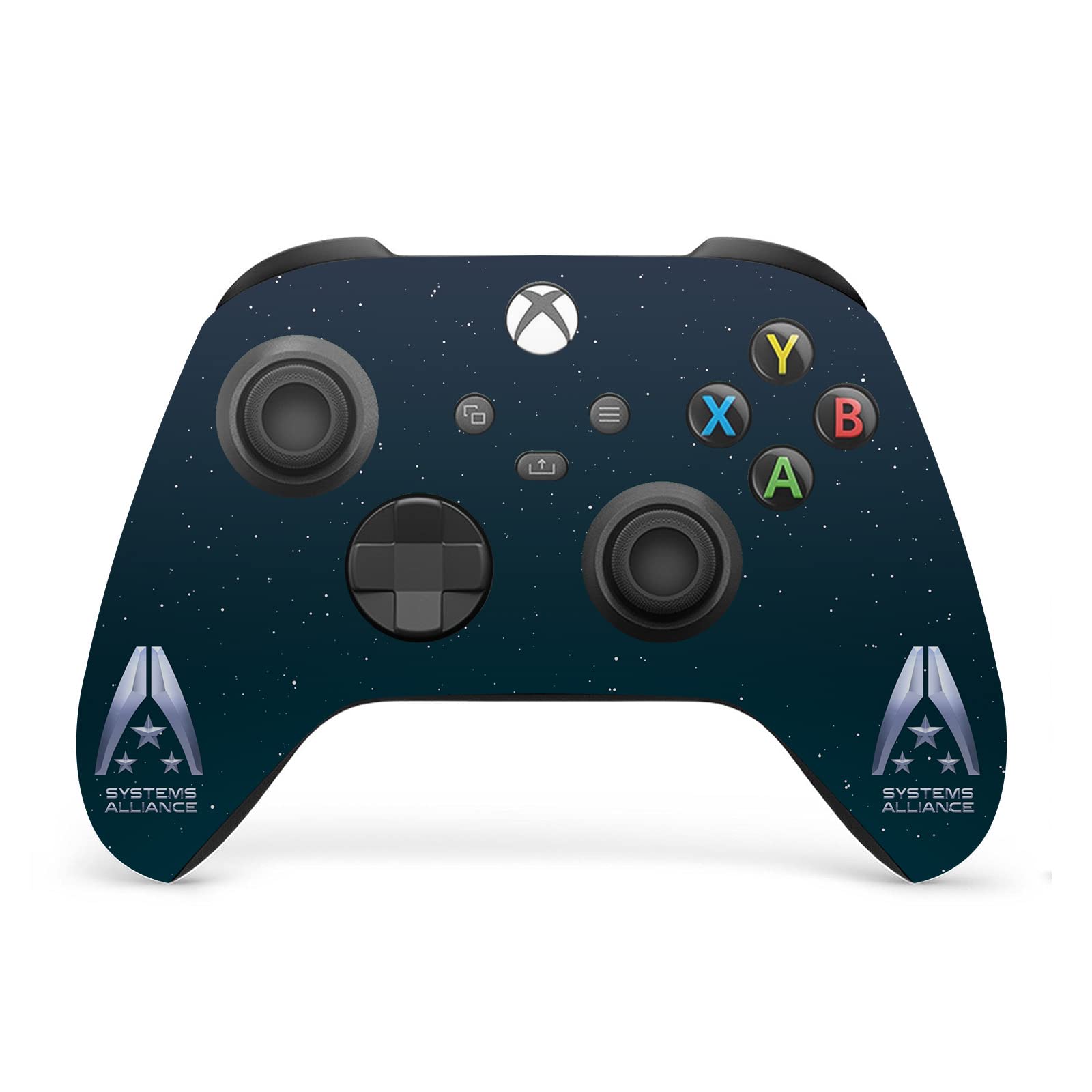 Head Case Designs Officially Licensed EA Bioware Mass Effect Systems Alliance Logo Graphics Vinyl Sticker Gaming Skin Decal Cover Compatible With Xbox Series X Console and Controller Bundle