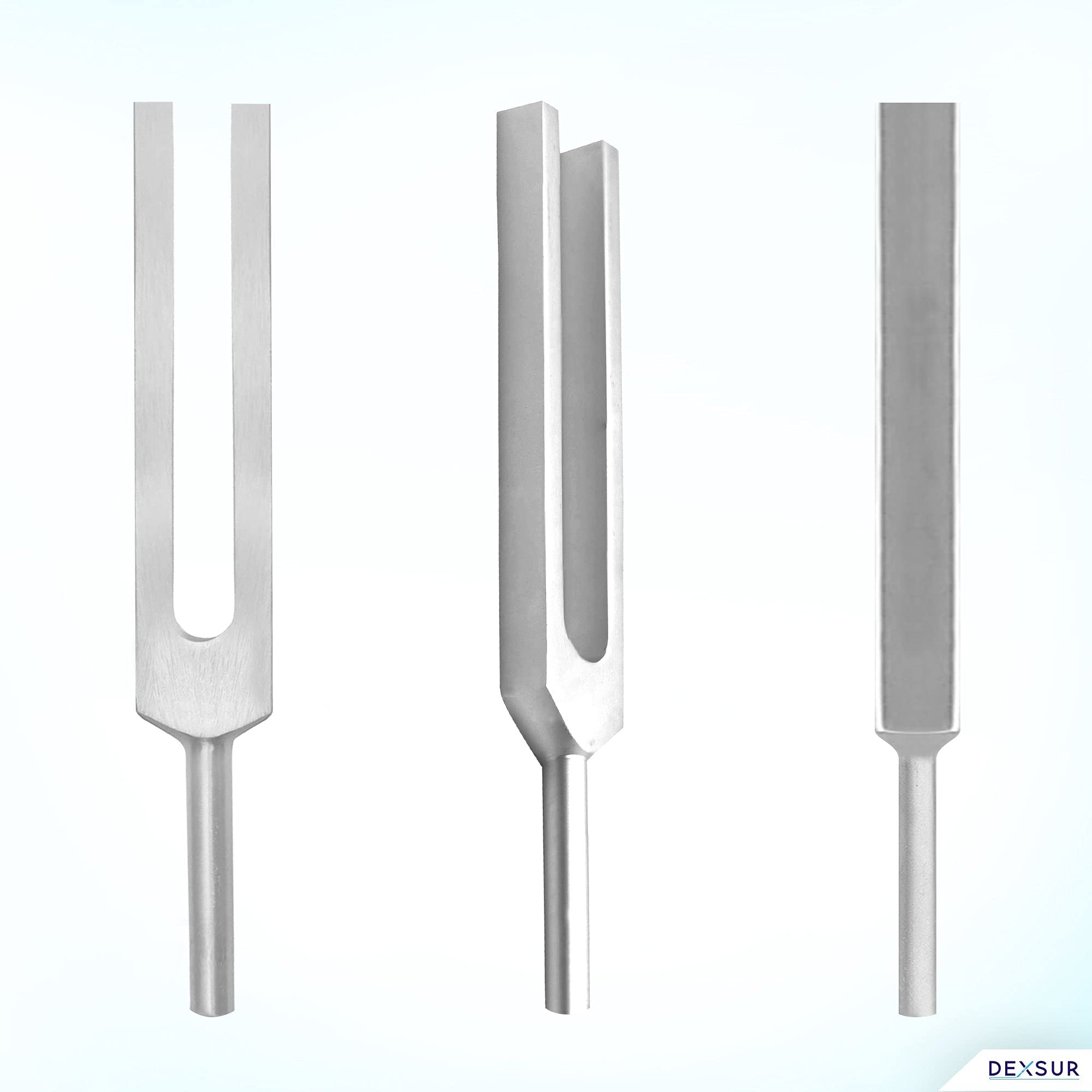 DEXSUR Medical Grade Aluminum Alloy Sensory Professional Instrument for DNA Repair Healing Tuning Forks Sound Healing Fork, One Each of C 512 Tuning Fork