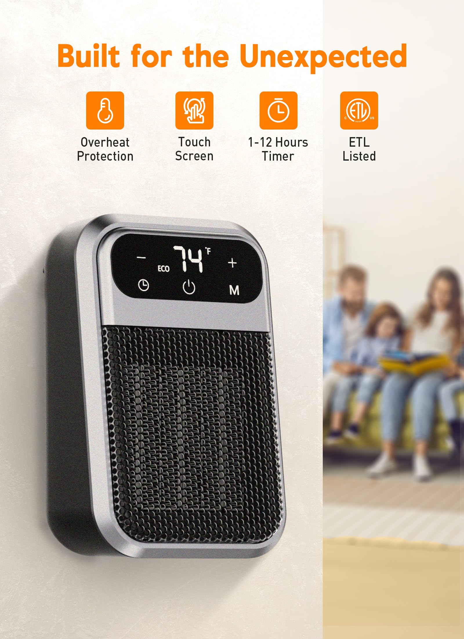 GiveBest Space Heater, 1500W/750W Indoor Electric Portable Heaters with Thermostat, Mini PTC Fast Heating Ceramic Room Small Heater with Fan for Office Home Desktop Use ASIN: B09D92N9BQ