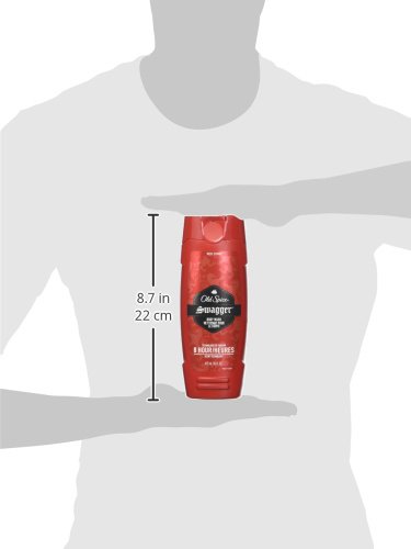 Red Zone Swagger Body Wash for Men, Scent of Confidence, 21 fl oz