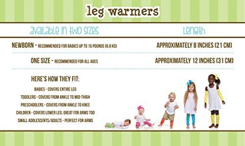 juDanzy 6 Pack of Girls Leg Warmers