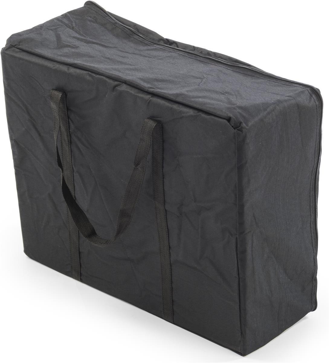 Displays2go Collapsible Magazine Holder, Multiple Pocket, Steel, MDF – Black (6LPBKTBK)