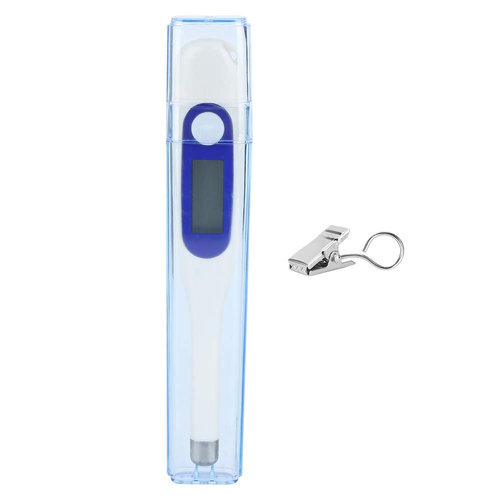 Veterinary Electronic Thermometer LCD Digital Animal Thermometer for Cattle Sheep Horses Pigogs Use,Garden Ding Poultry Ding Plies